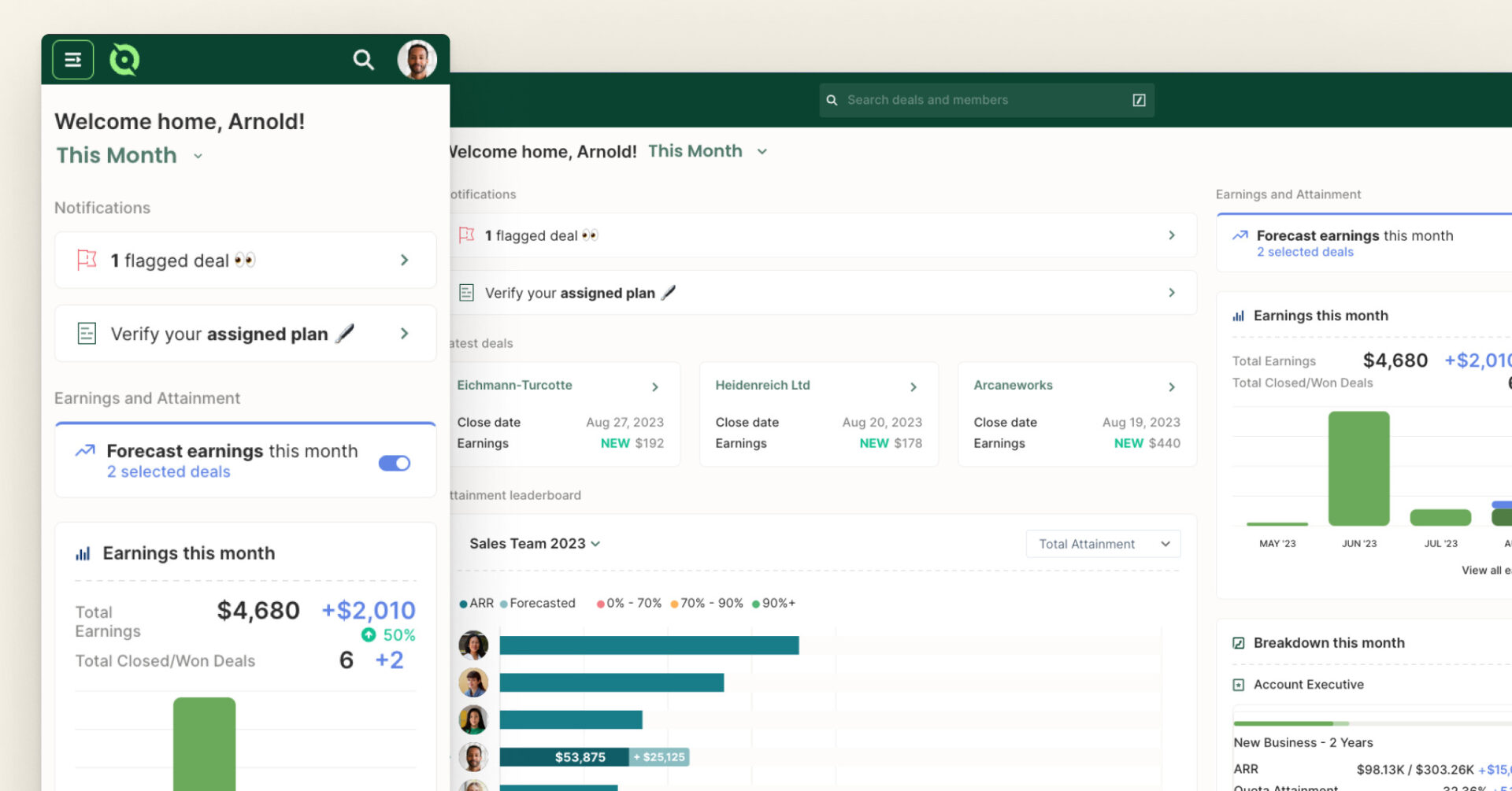 Sales compensation dashboards: A guide - QuotaPath
