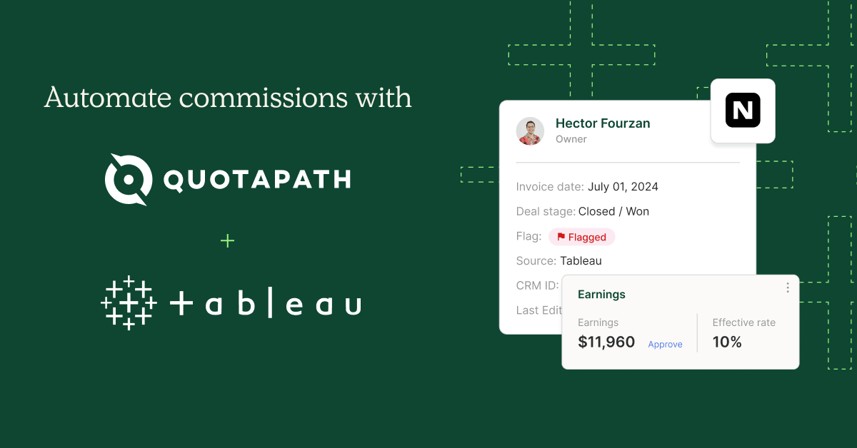 Integrate with Tableau - QuotaPath