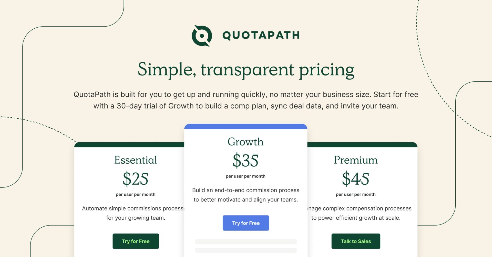 Pricing - QuotaPath